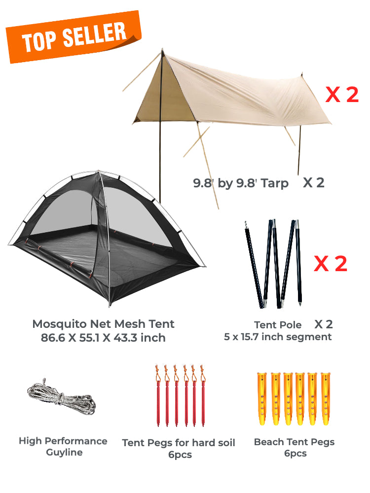 Tarp & Tent Package | Tarp & Tent Set | ISTROPIC